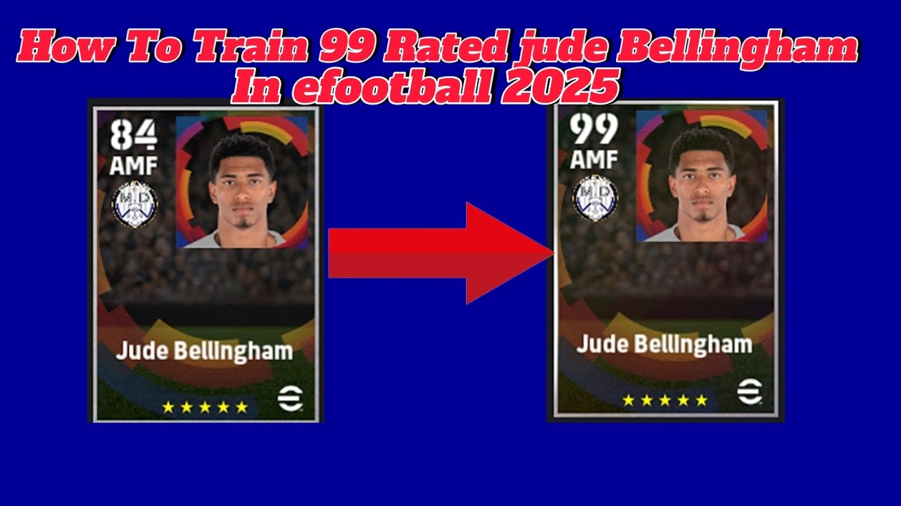 How To Train 99 Rated Standard Card Of Jude Bellingham Max Training ...