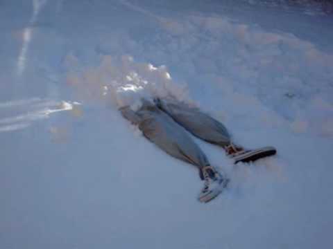 Man buried alive in snowdrift - Tragic Accident - YouTube