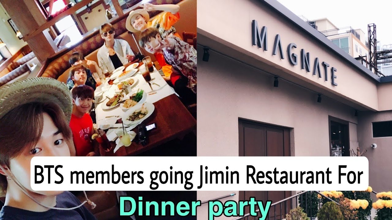 BTS members going Jimin Restaurant For Dinner party after The 2030 ...
