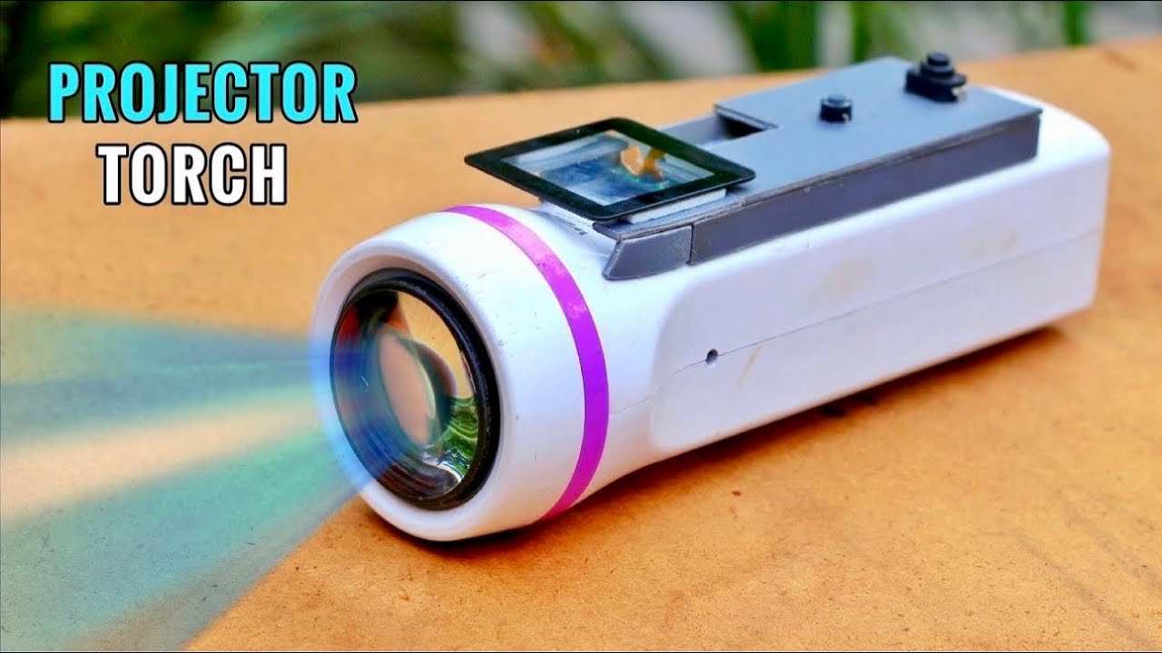 How to Make Projector Torch - YouTube