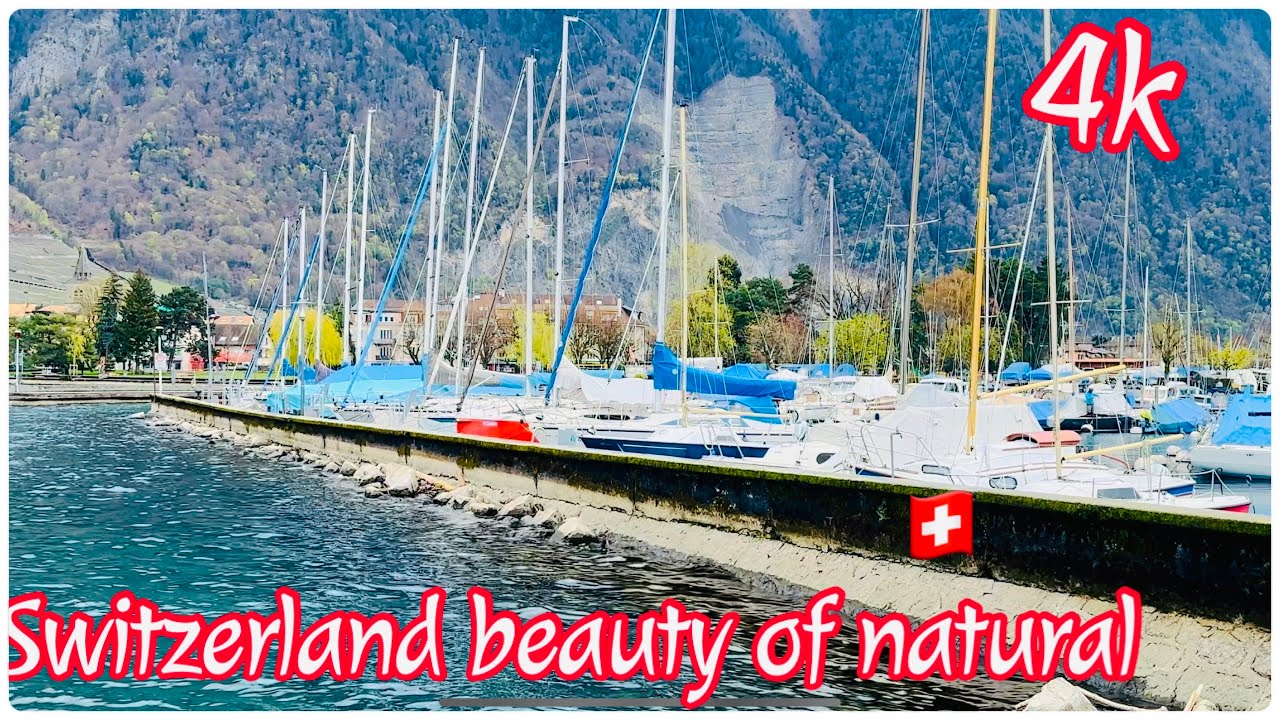 WALKING TOUR | Switzerland Lac Leman | Natural beauty amazing | RAC🇨🇭 ...