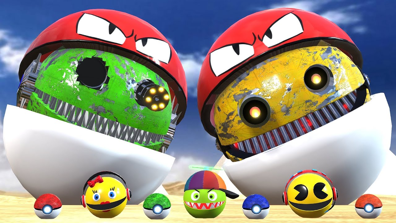 Pac-Man vs. Monsters Collection | Pac-Man, Robot Dog and Robot Pac-Man ...