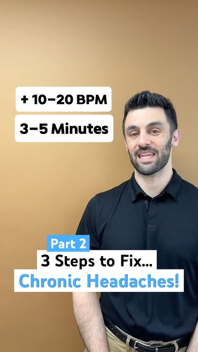 Part 2 of 2 — 3 STEPS to Fix your Chronic Headaches! #headache #headacherelief #tmj #migraine # ...