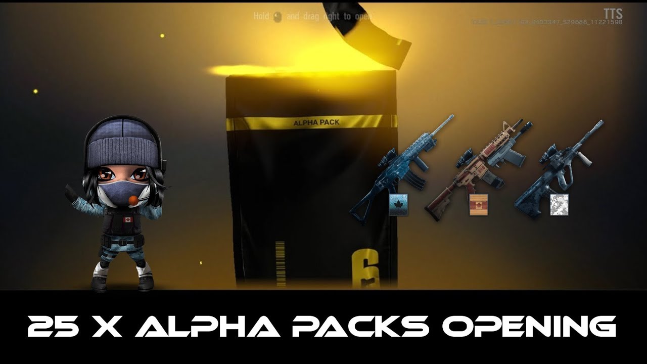Rainbow Six: Siege Alpha Pack Opening 25 stk. - YouTube