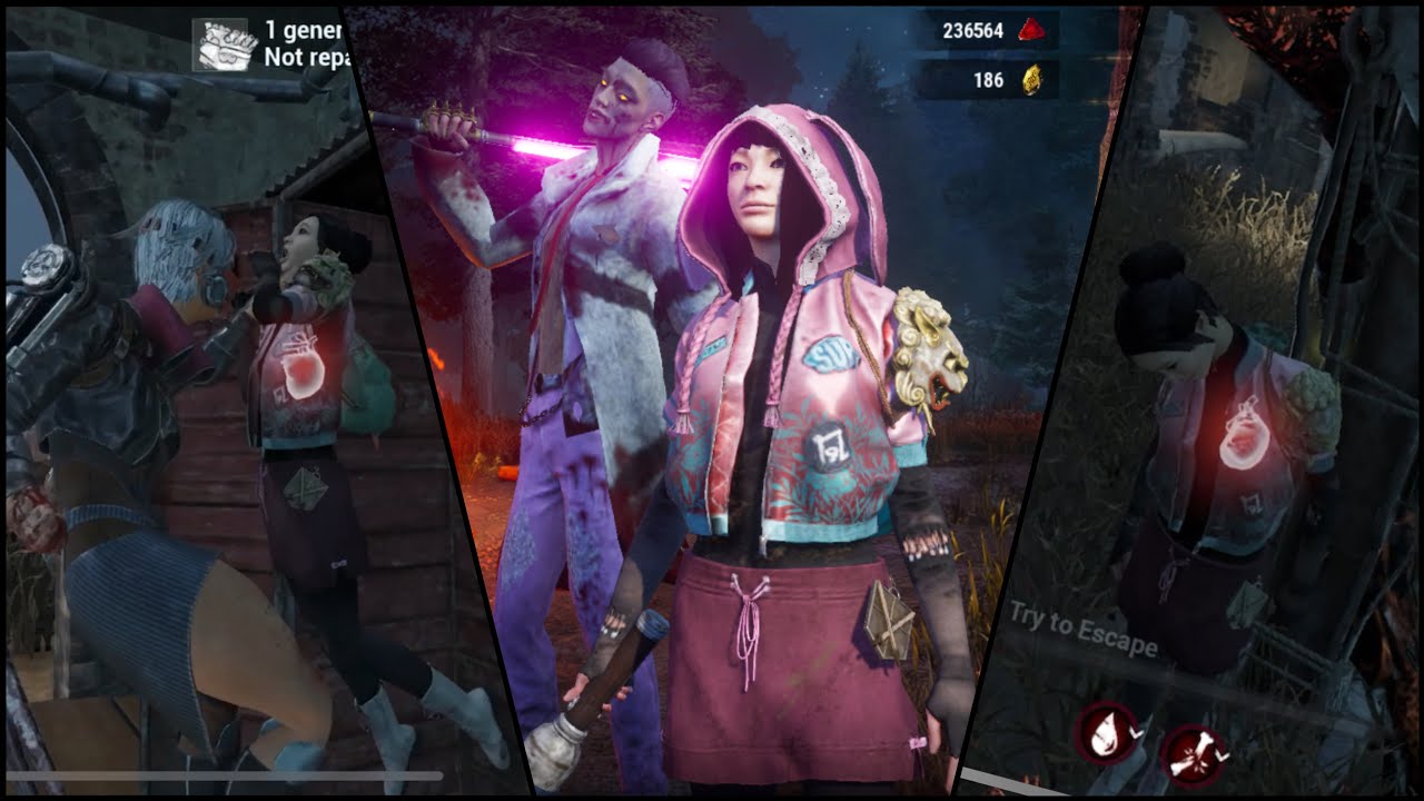 Dead by Daylight Mobile | Survivor Feng Min Gameplay |💀#DBD | 🎀 Part 5 ...