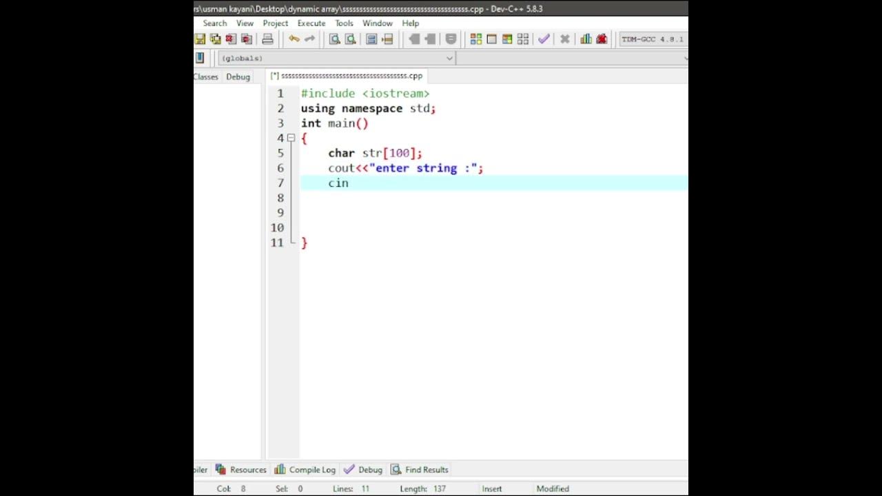 Exploring cin.get() for String Input || A Complete Guide #c - YouTube