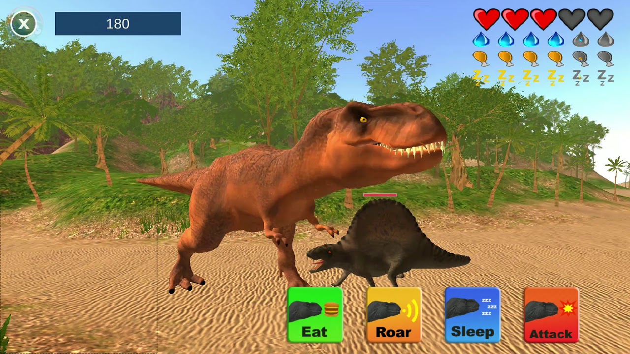 Dinosaur Sim T Rex & Velociraptor - YouTube