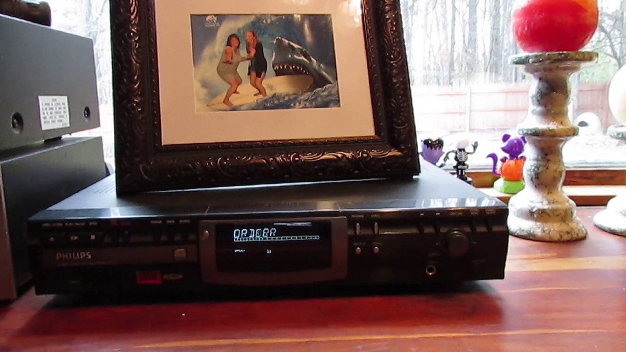 Philips CDR770 CD player recorder~Rising Phoenix Antiques - YouTube