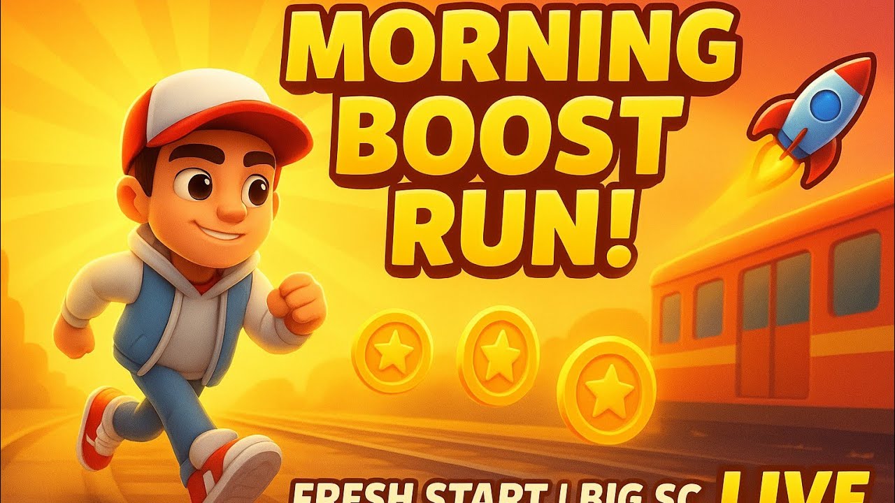 🌞 “MORNING BOOST RUN! 🚀 Fresh Start, Big Scores | Subway Surfers LIVE ...