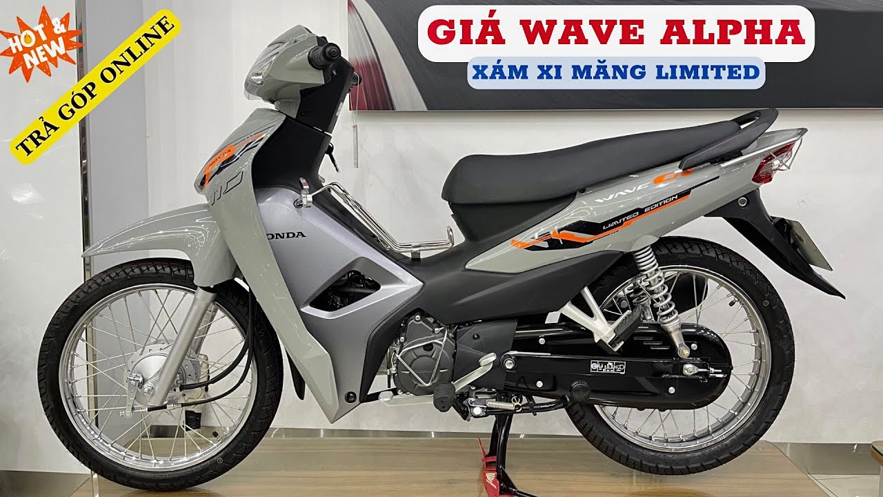Giá Honda WAVE ALPHA Xám Limited 2023 Cực Xịn & Góp Lãi Thấp Mới Nhất 5 ...
