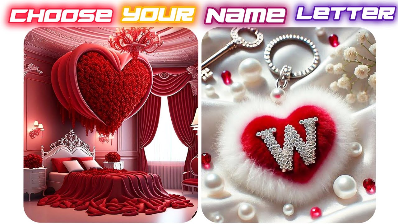 Choose Your Name Letter & See Your Luxury Bedrooms😍🎁🛌 | Beautiful ...