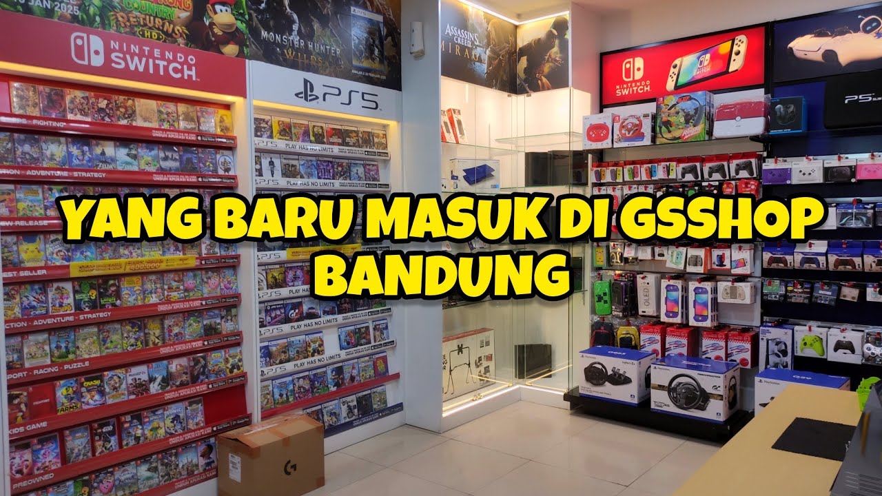 INFO ACCESORIES DAN GAME BARU DI GSSHOP BANDUNG - YouTube