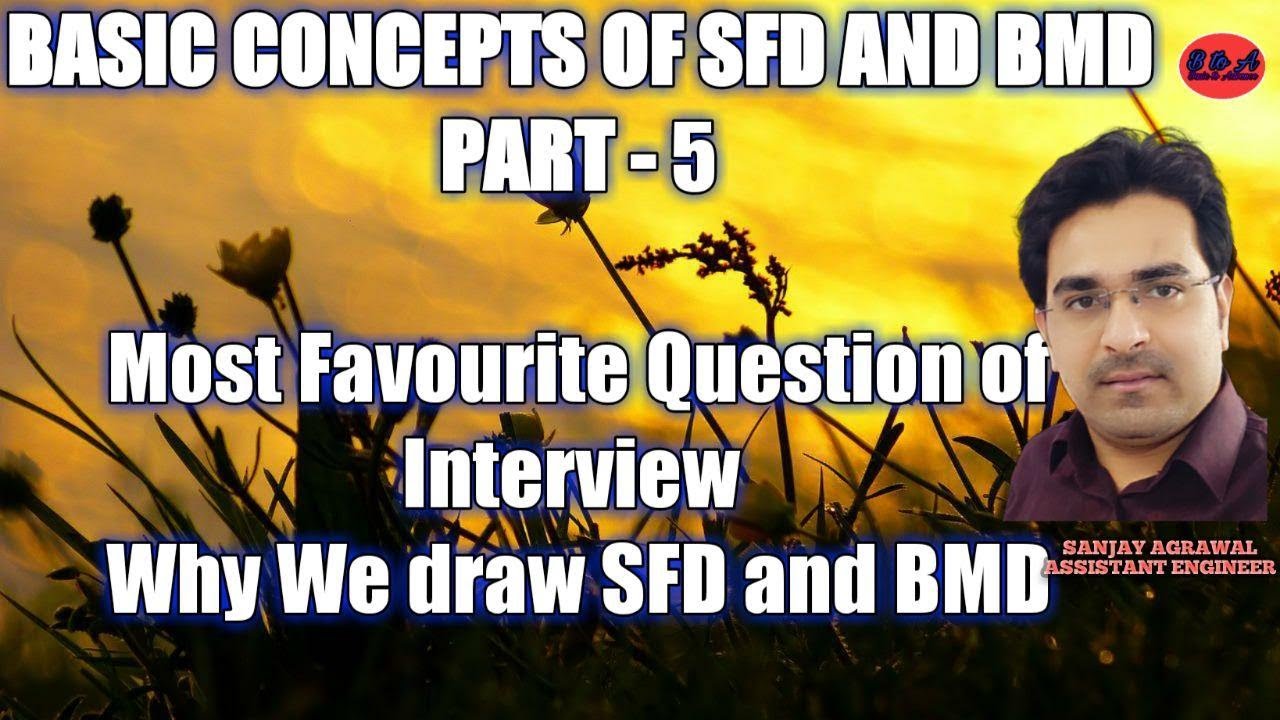 Basic Concepts of SFD and BMD Part - 5 Why We draw SFD and BMD - YouTube