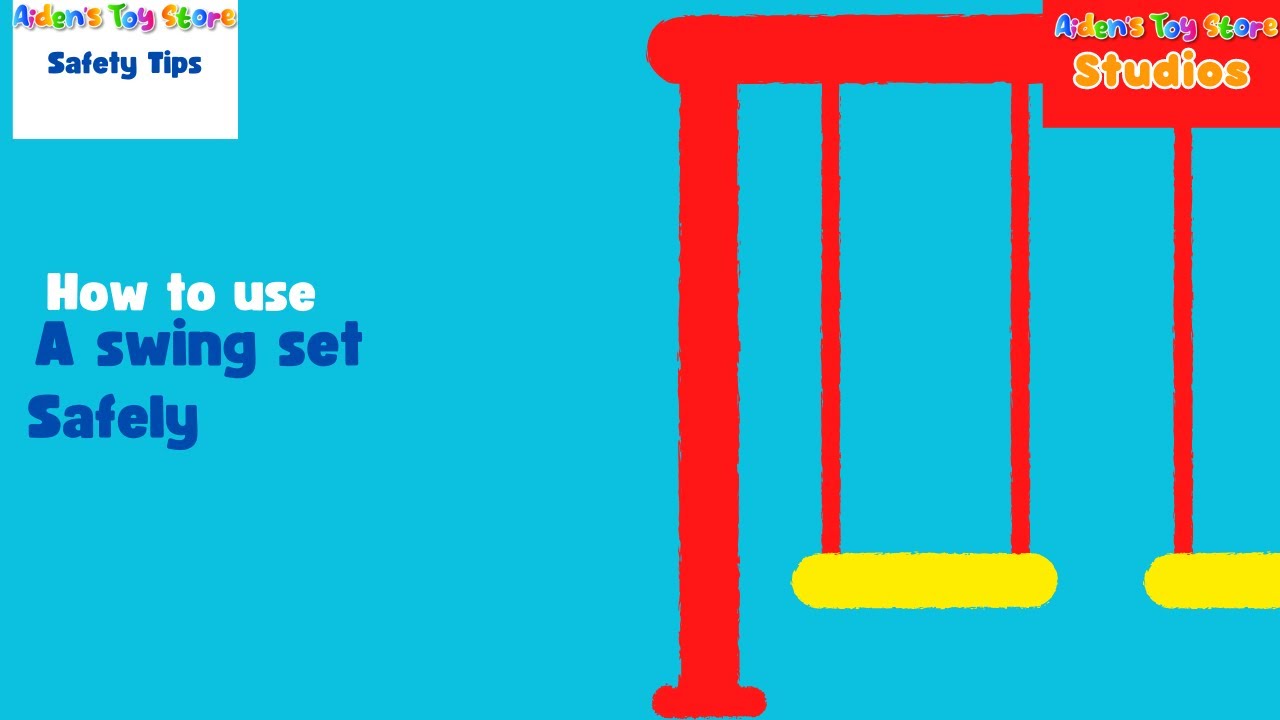 How to use a swing set | Aiden's Toy Store - YouTube