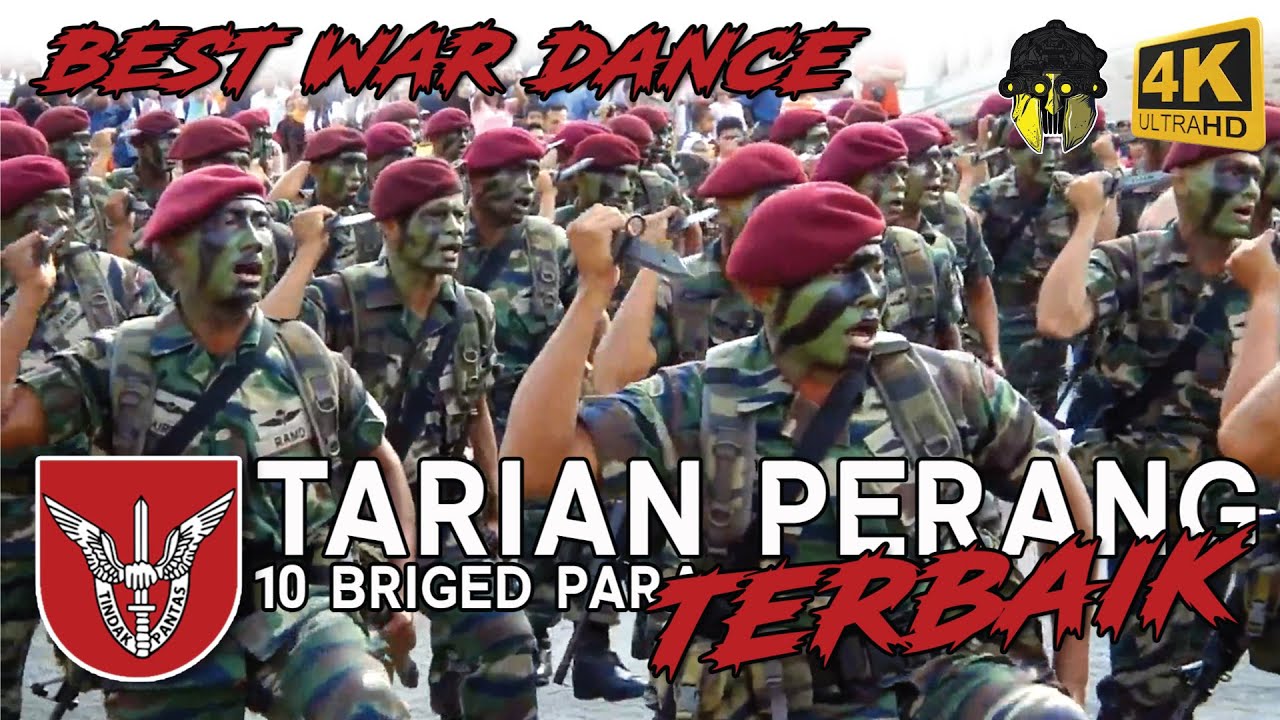OLD IS GOLD ~ 10 PARA BRIGED WAR DANCE ~ Persembahan tarian perang ...