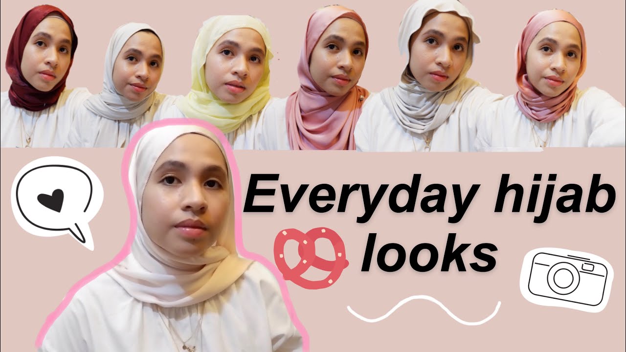 My everyday hijab styles-TUTORIAL - YouTube
