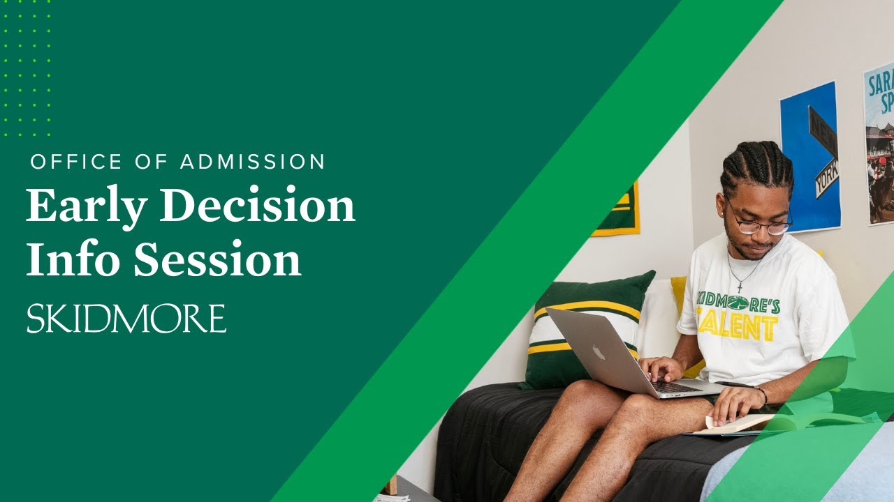 Early Decision | Virtual Information Session - YouTube