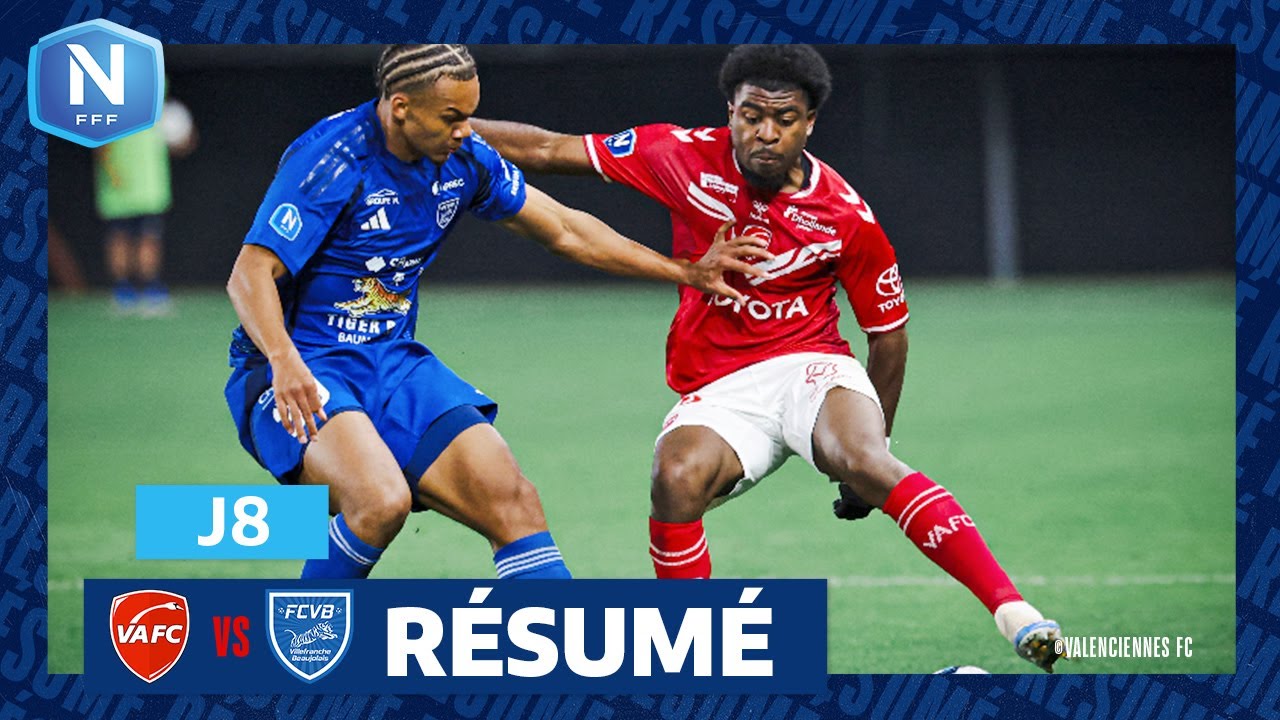 J8 I Valenciennes FC – FC Villefranche B. (2-2), le résumé I National ...