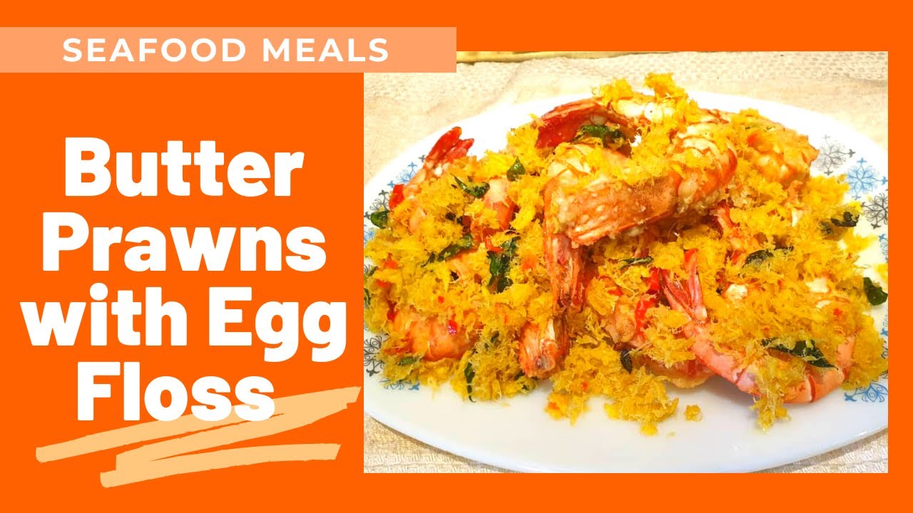Butter Prawns with Egg Floss | Celine Cooks - YouTube