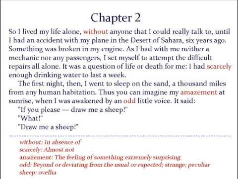 The Little Prince ( Chapter1 and 2) - YouTube