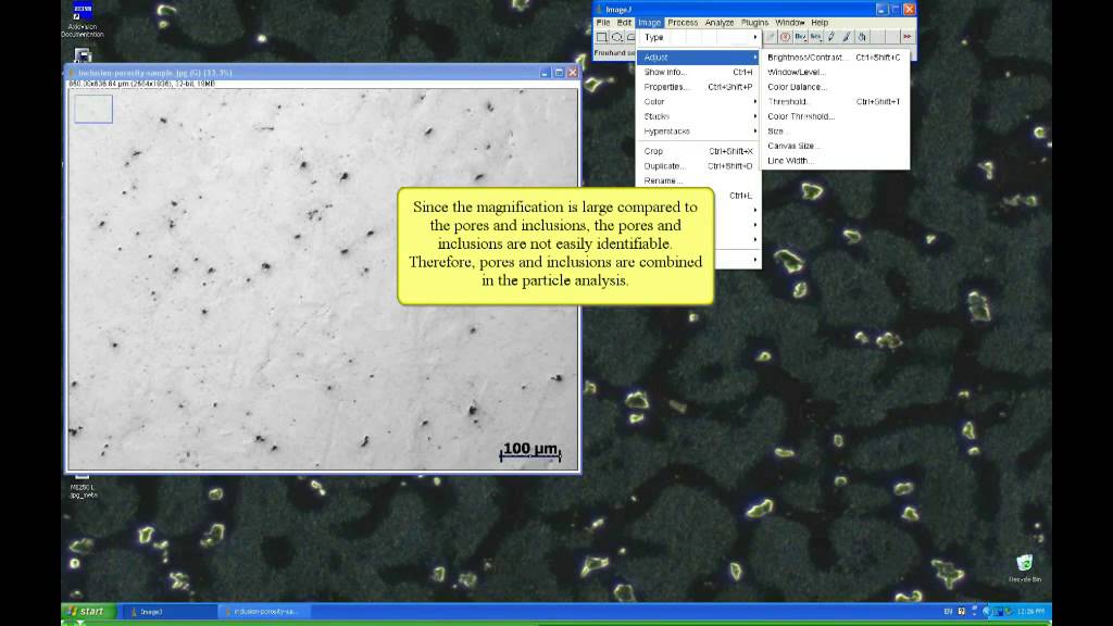 Porosity and Inclusion Measurements Tutorial - YouTube