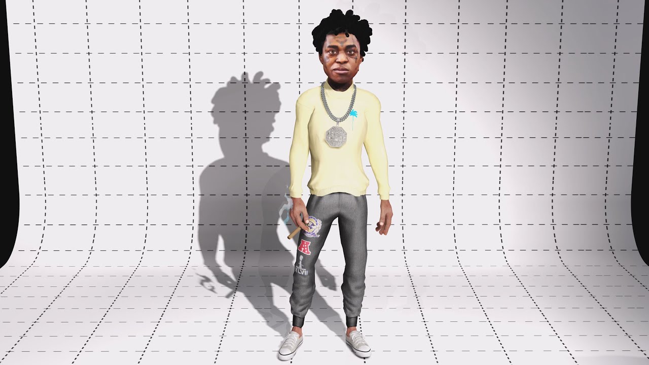 Kodak Black - 3D cartoon short music 4K video. Iclone 8. character ...