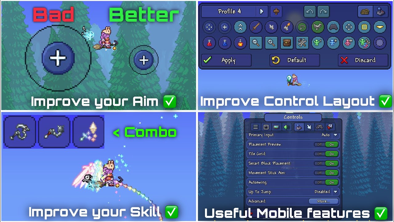 Every Terraria Mobile Controls you need to know - Tips and Guides - YouTube