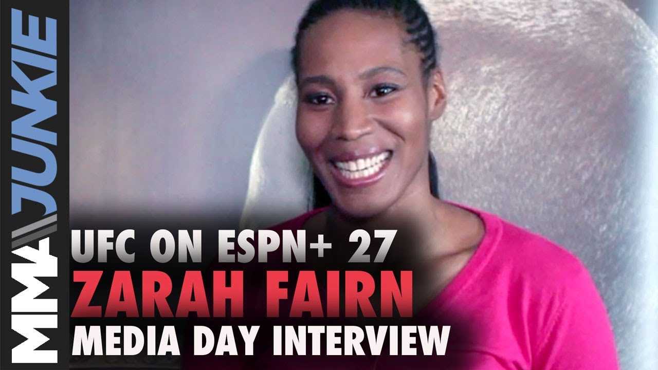 UFC on ESPN+ 27: Zarah Fairn media day interview - YouTube