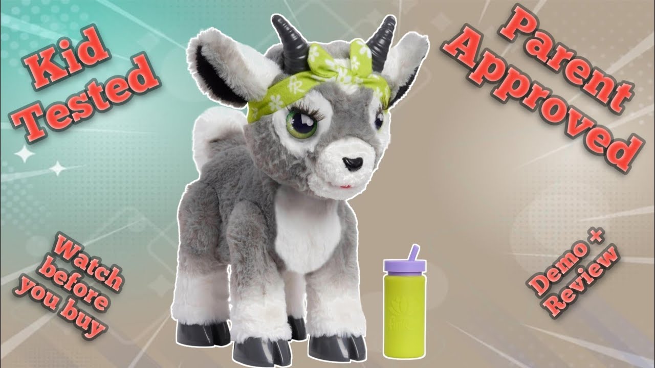 🧘‍♀️ furReal Daisy the Yoga Goat: Interactive Plush Fun! | Realistic ...