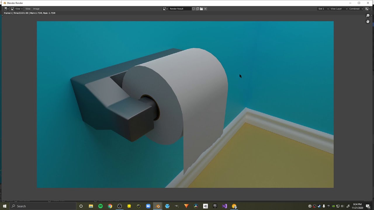Toilet Paper Roll Tutorial Blender (2.9) - YouTube