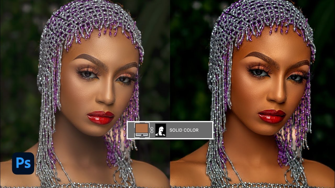 How to Match Skin Tone Using Photoshop - #photoshoptutorial - YouTube