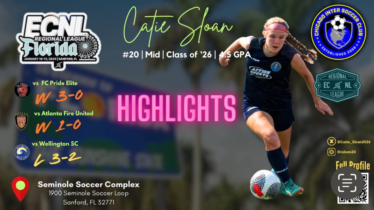 2025 ECNL RL Florida Highlights - YouTube