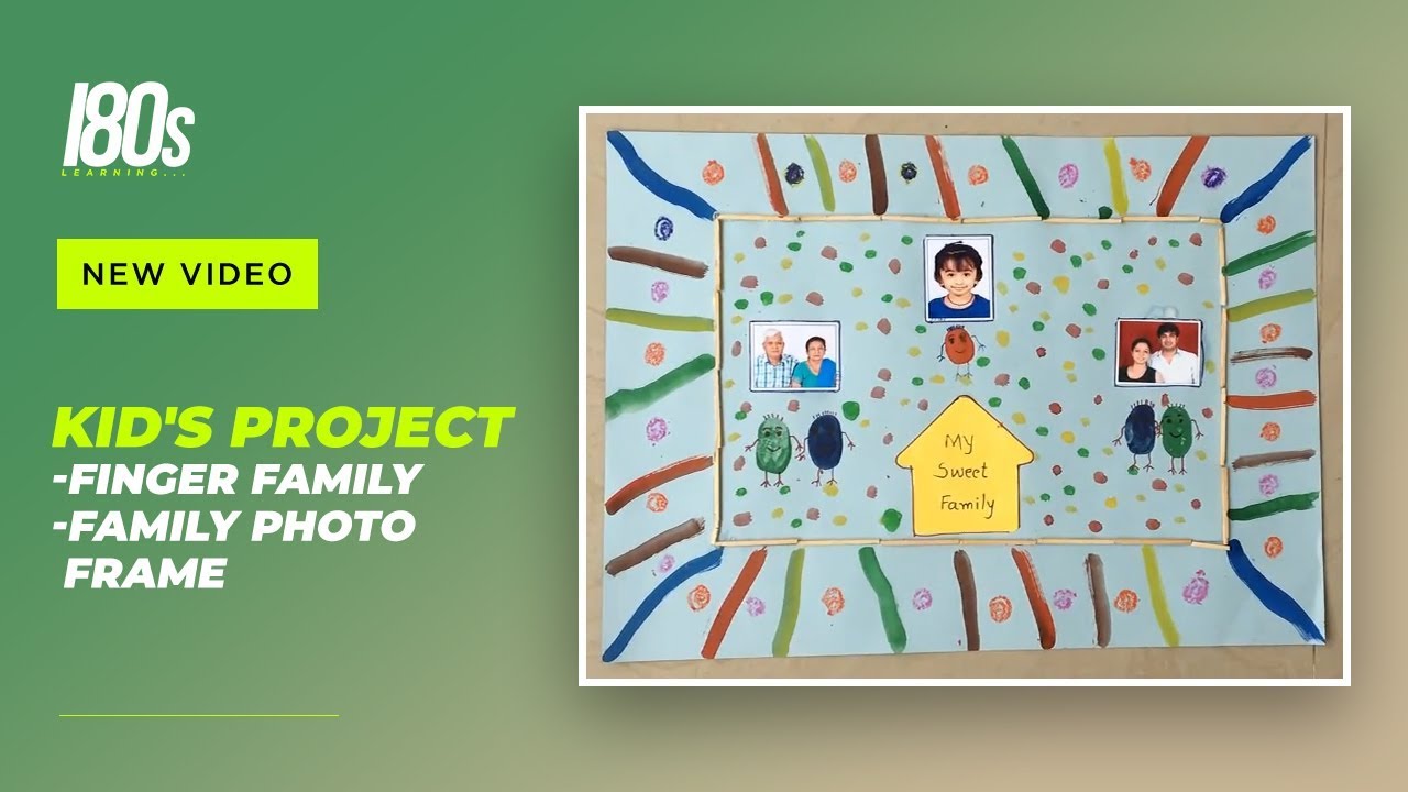 Kids Project - Family Photo Frame | Finger Family - YouTube