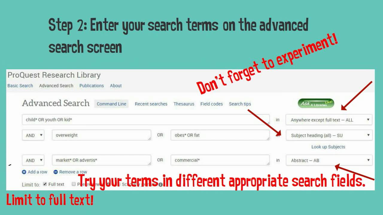 Finding Popular Sources in ProQuest Research Library - YouTube