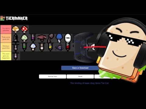 Tboi drug items tier list(Best-Worst) - YouTube