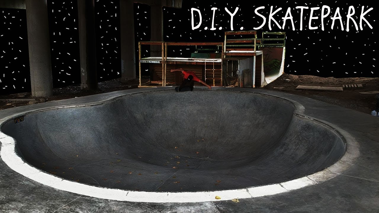 CRAZY DIY SKATEPARK - YouTube