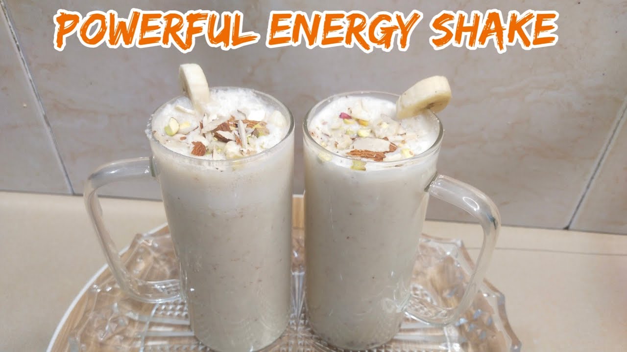 Dry fruits Milkshake Recipe/ Powerful Energy Shake/ Healthy Shake ...