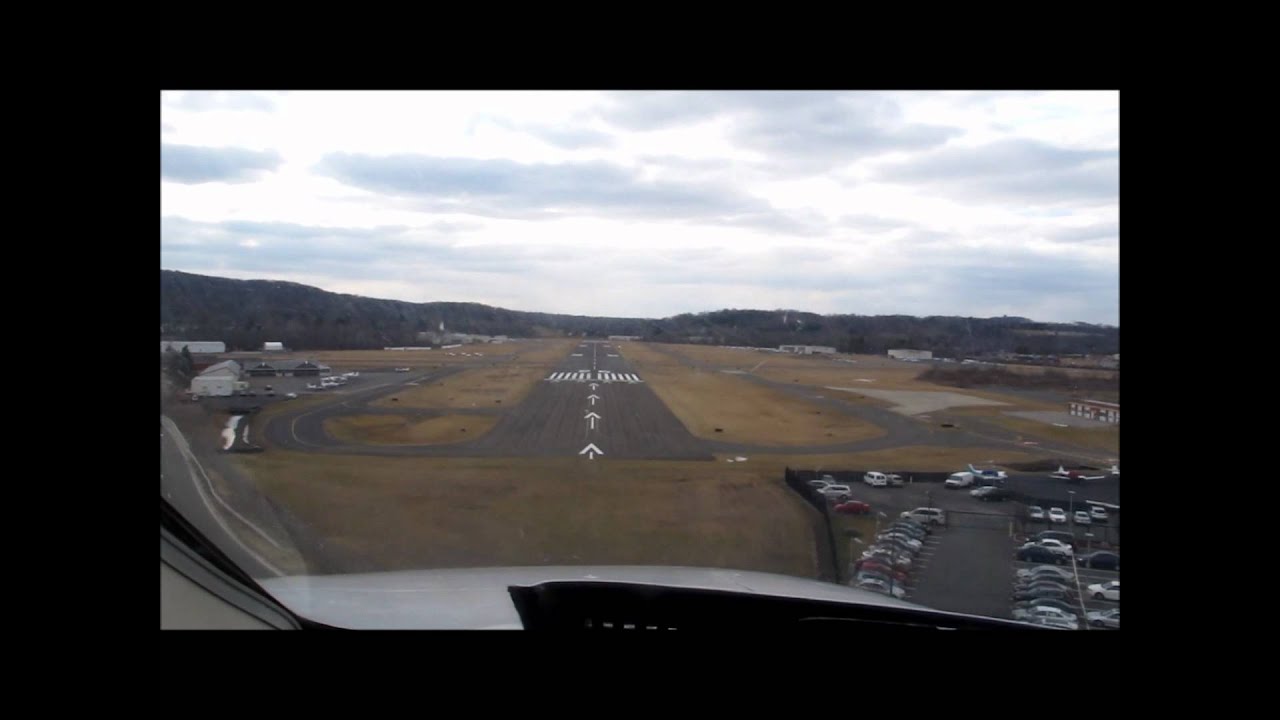 Citation jet - steep approach! - YouTube