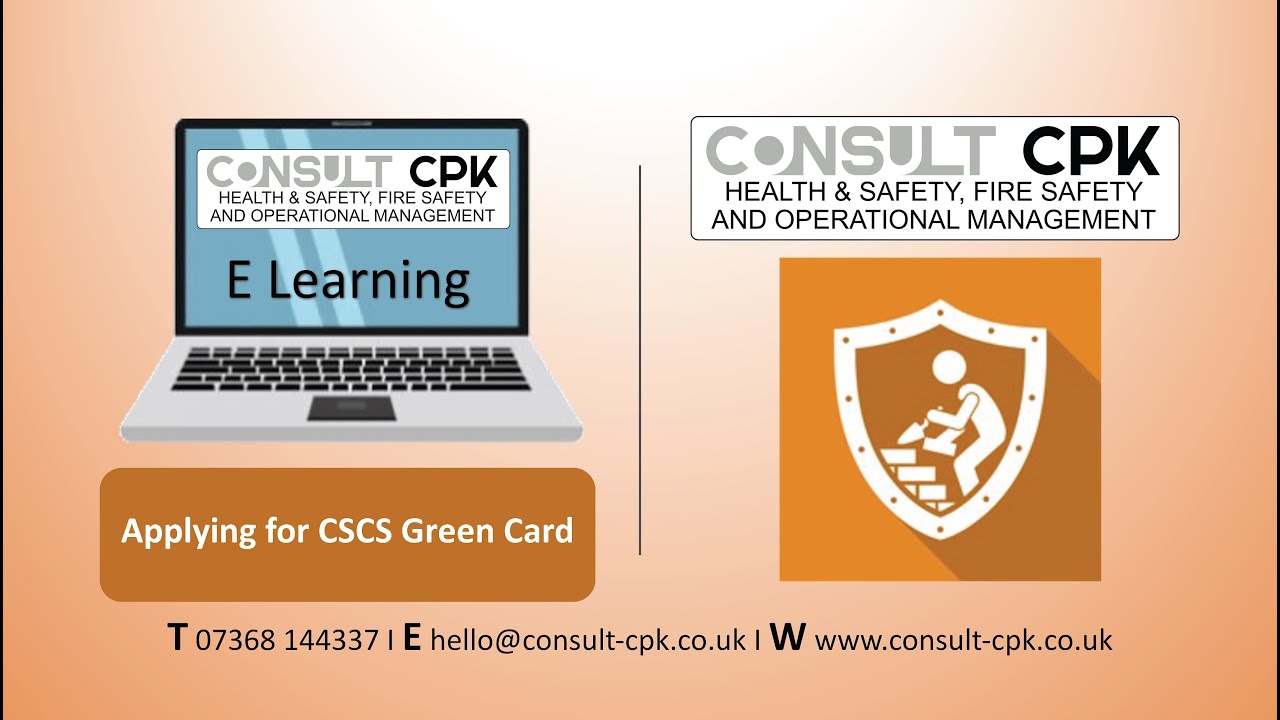 Applying for a CSCS Green Card - YouTube