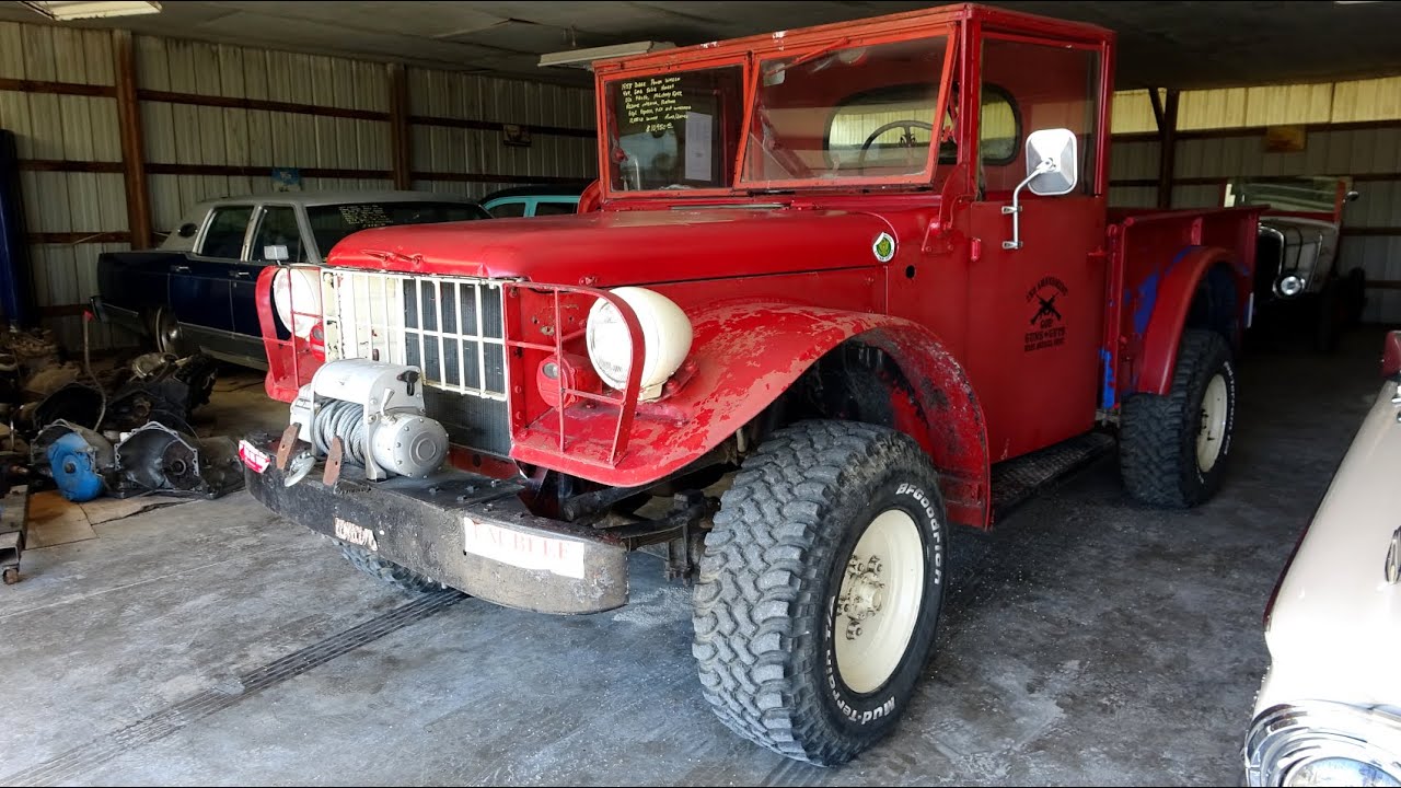 1953 Dodge M37 4x4 Military Truck - YouTube