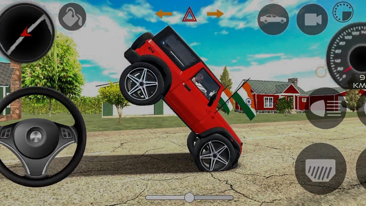 Dollar ($ong) Indian Car Simulator Game - New Model (Mahindra Thar Red ...