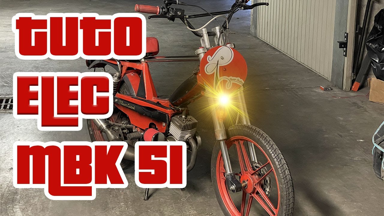 TUTO CABLÂGE ELECTRIQUE MBK 51 - YouTube