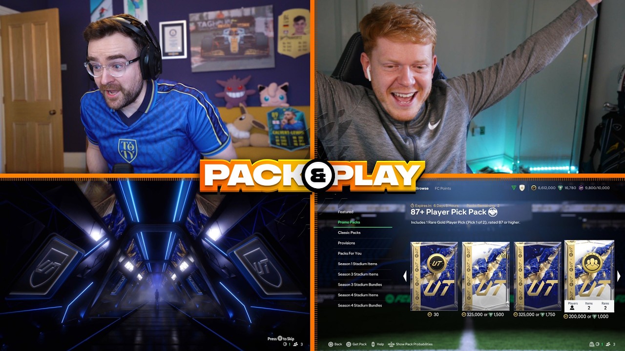 2 TEAM OF THE YEARS IN 1 PACK!!! FC25 Pack And Play - YouTube