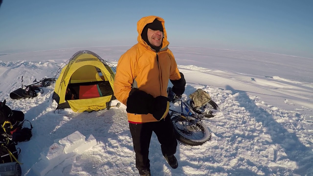 Our camp on the ice - YouTube