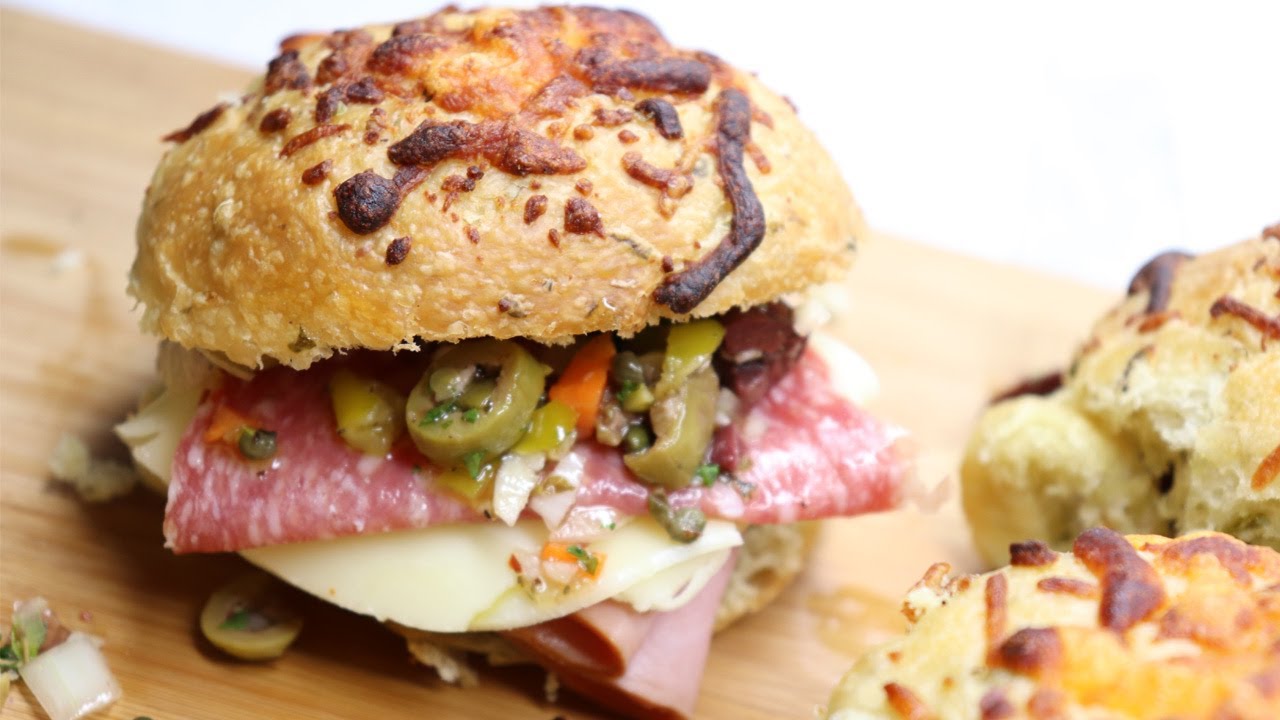 Muffuletta Sliders - YouTube