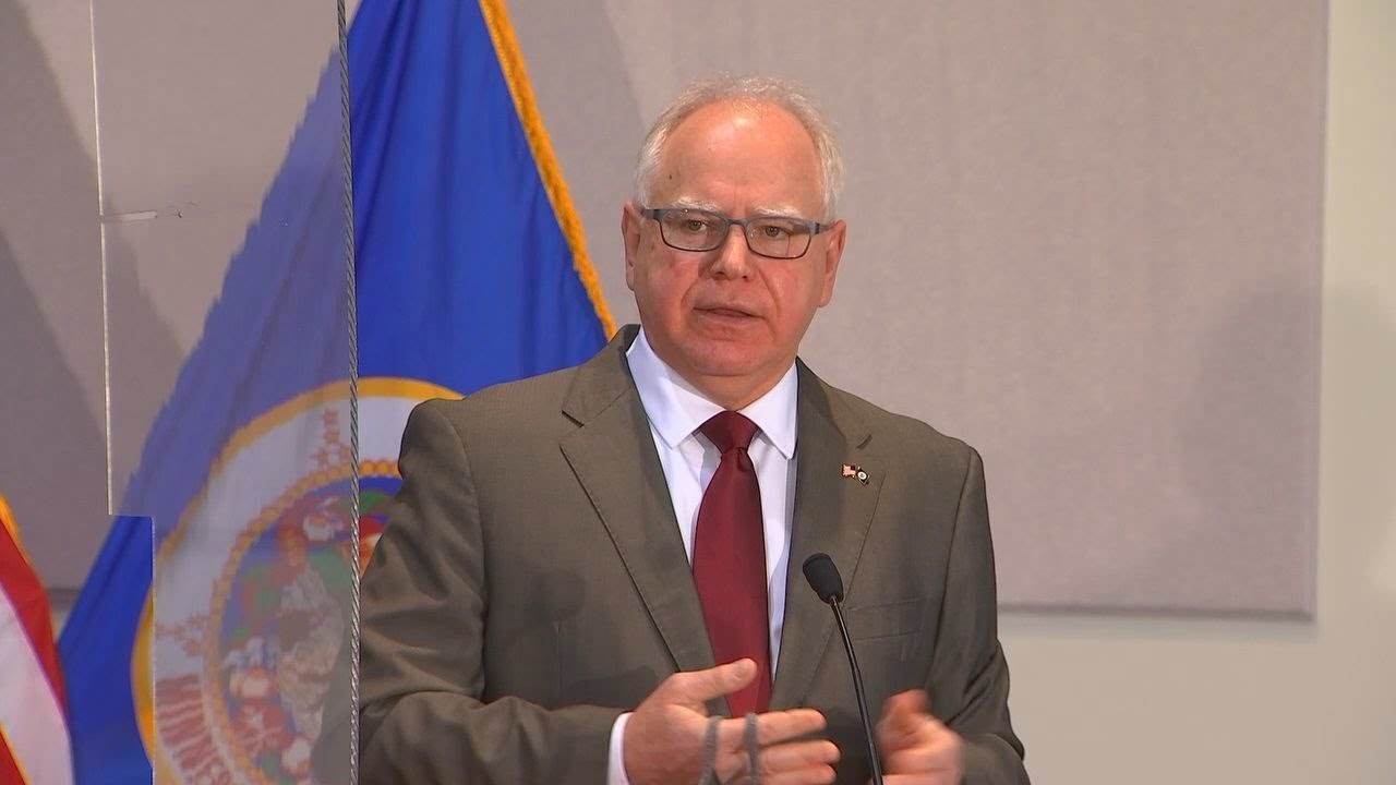 Governor Tim Walz delivers his 2021 State of the State address - YouTube
