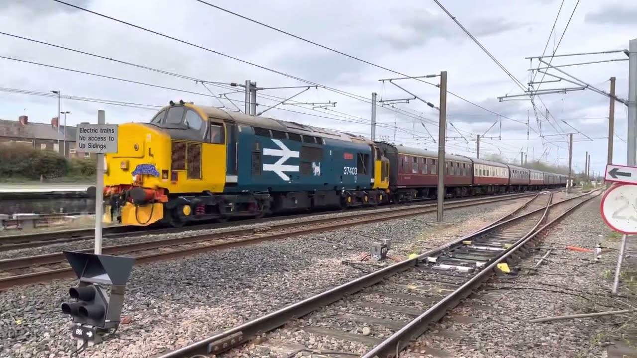 WC Class 37516 + SRPS Class 37403 with Merchant of Teesside (Day 3 ...