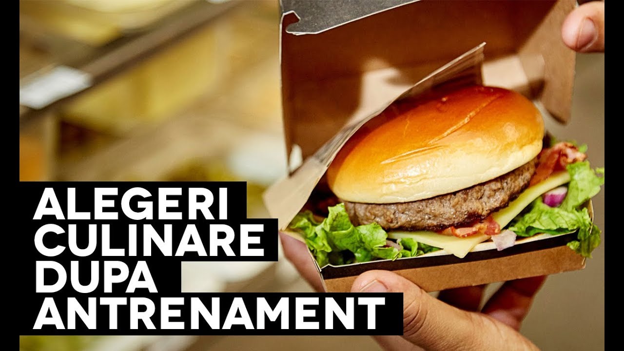 Masa dupa antrenament: Fast food vs. Home made - YouTube