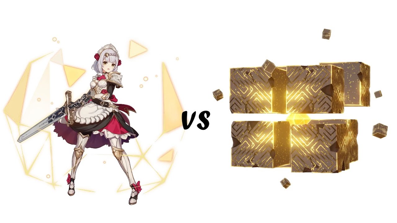 Genshin - Noelle solo e Hypostasis Geo boss fight - YouTube