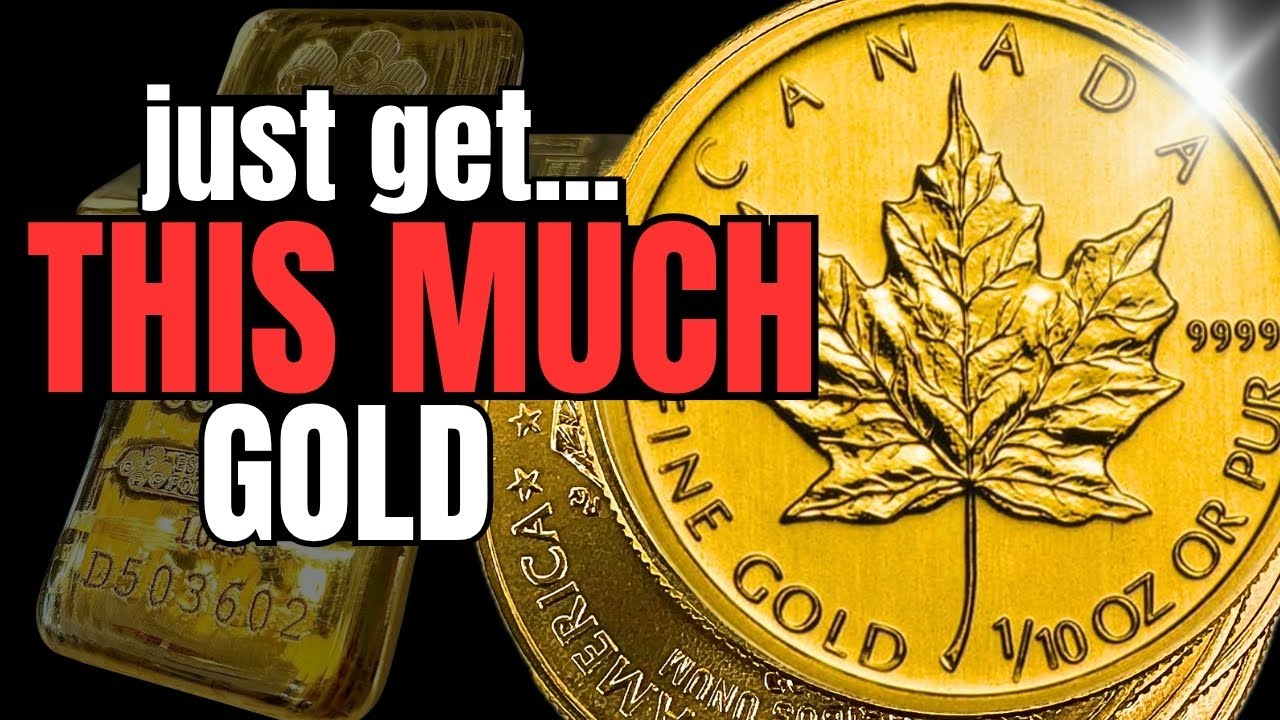 Just get THIS MUCH gold, DONE (for life) - YouTube